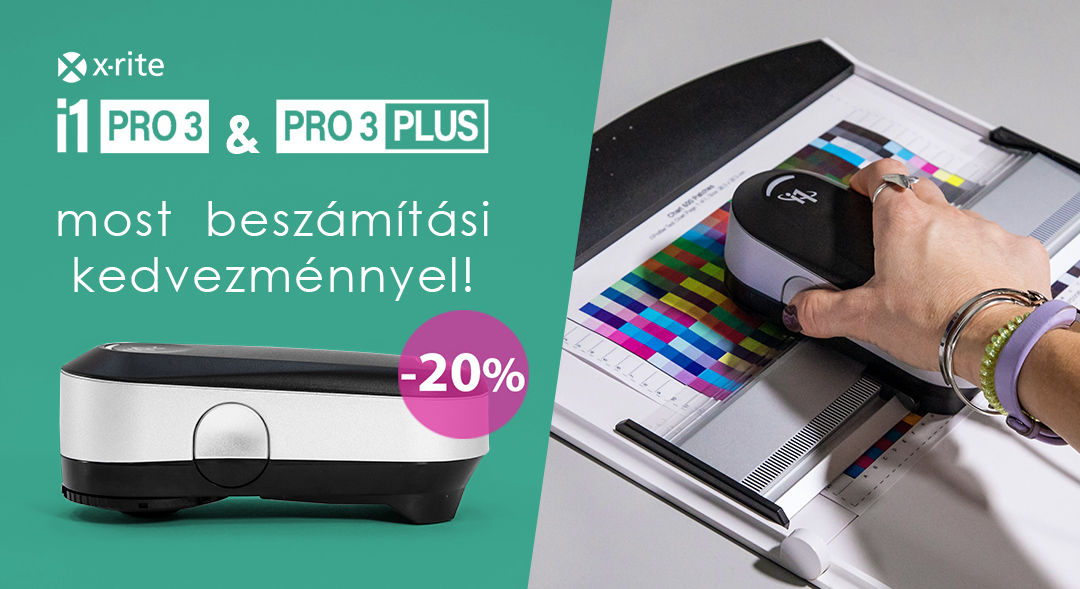 X-Rite i1 Pro 3 család beszámítási akció - colormanagement.hu